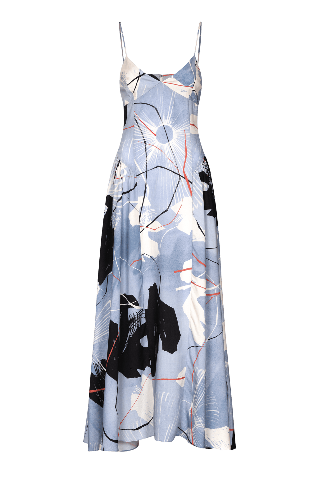 Mona Dress - Ink Flower – Untitled in Motion